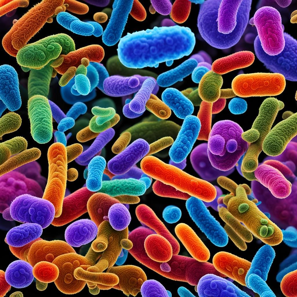 Bacteria looks like candy - AI Generated Artwork - NightCafe Creator