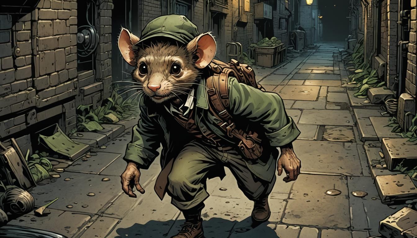 Rat boy - AI Generated Artwork - NightCafe Creator