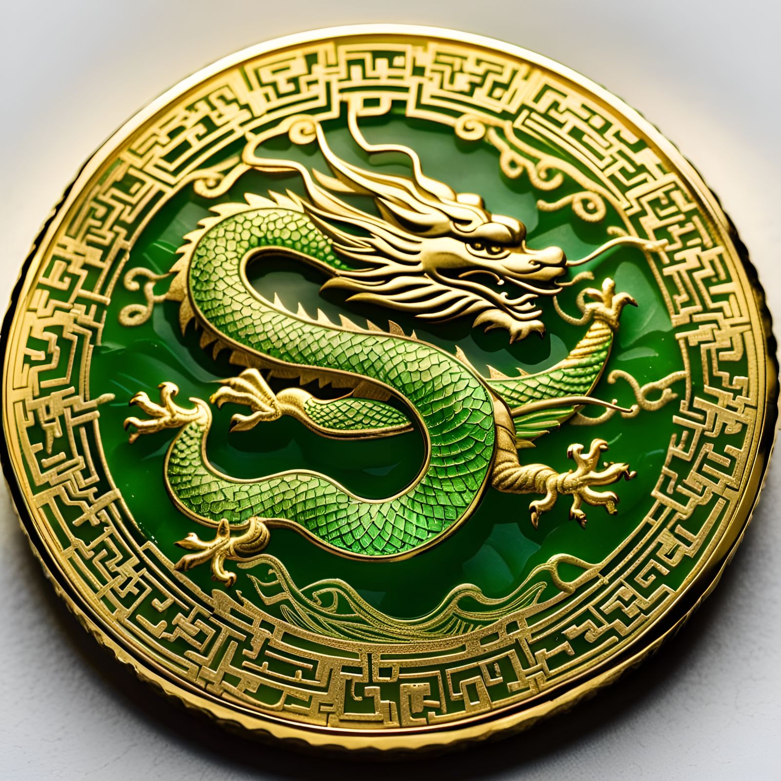A Dragon Coin - AI Generated Artwork - NightCafe Creator
