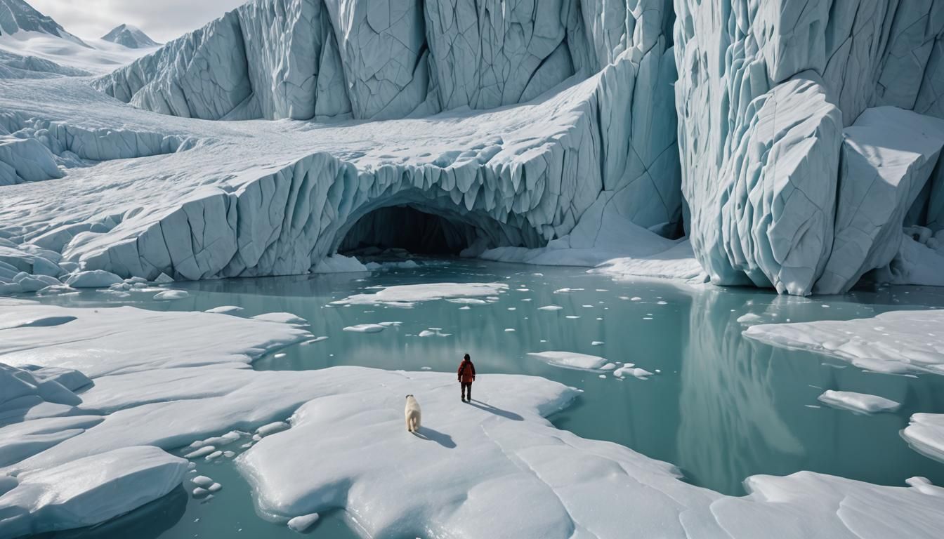 Endless ice - AI Generated Artwork - NightCafe Creator