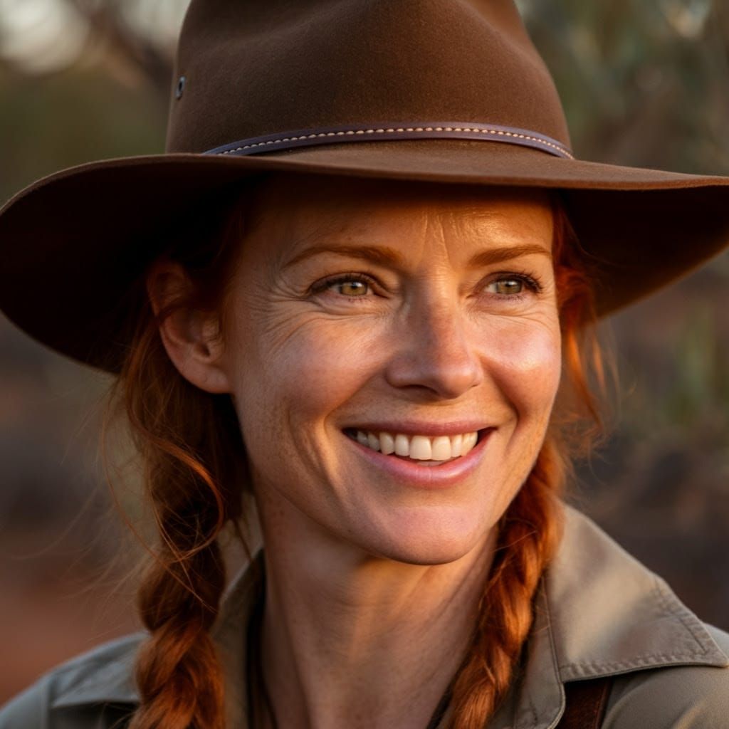 "Outback Beauty" Photo Portrait 1 - Ethereal Australian Outb...