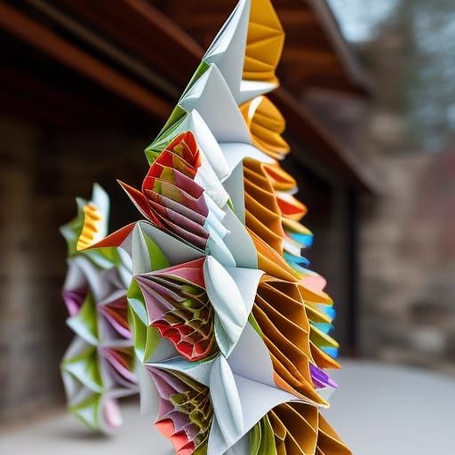 Butterfly. Origami paper folds papercraft, made of paper, stationery ...