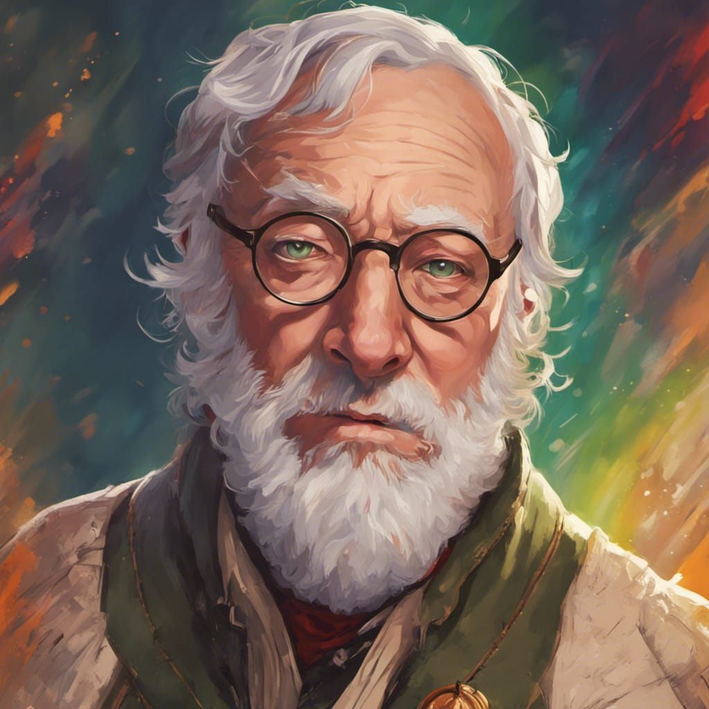Stuart (big bang theory) as an older, wizened sage in a dnd world - AI ...
