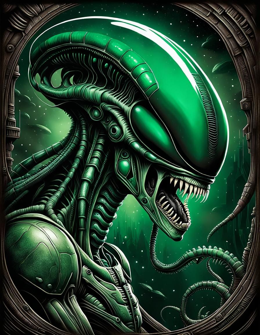 Xenomorph - AI Generated Artwork - NightCafe Creator
