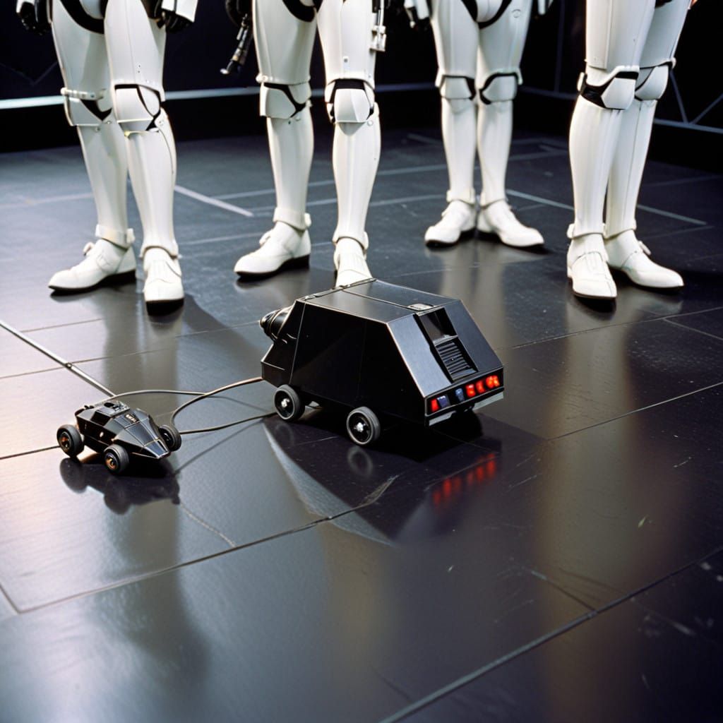 Mouse Droid transfering secure data to an Ant Droid onboard Super Star ...