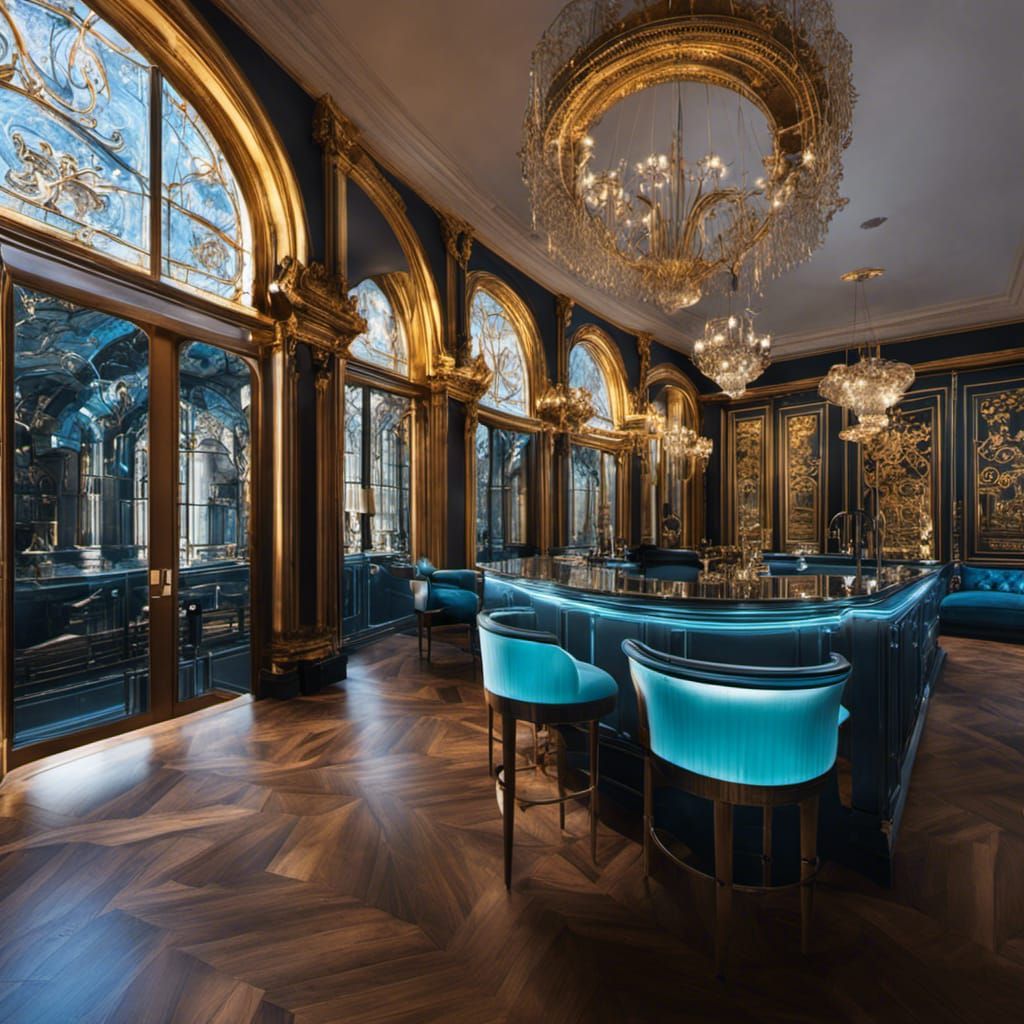 Cocktail bar - AI Generated Artwork - NightCafe Creator