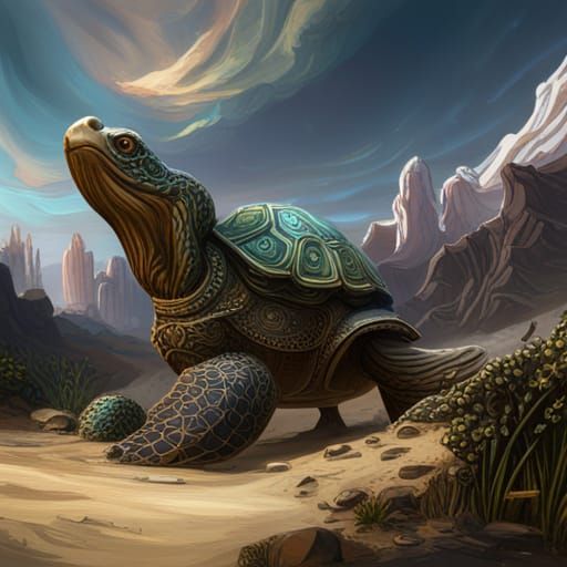 Armored Turtles - AI Generated Artwork - NightCafe Creator