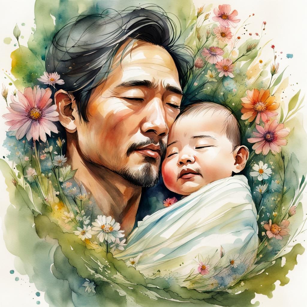 Father's love - AI Generated Artwork - NightCafe Creator