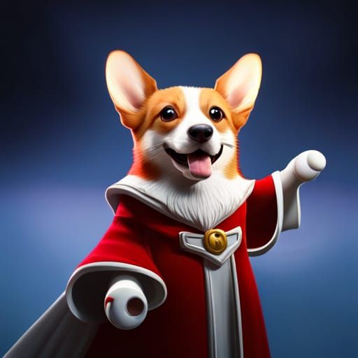 Wizard Corgi - AI Generated Artwork - NightCafe Creator