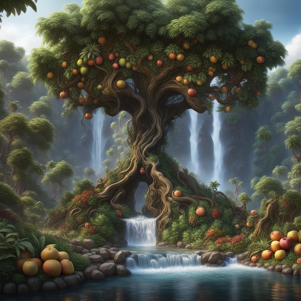 The Garden of Eden - AI Generated Artwork - NightCafe Creator