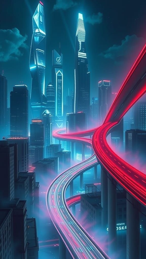 Cyberpunk highway - Cyberpunk highway