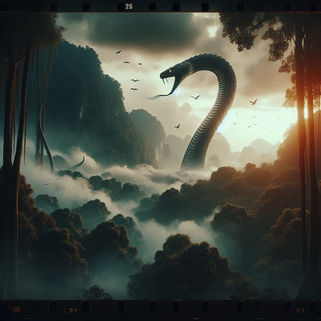 Giant Snake - AI Generated Artwork - NightCafe Creator