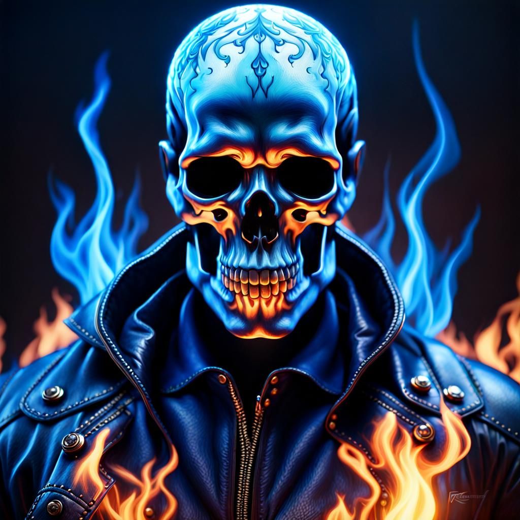 Strong Ghost rider vibes - AI Generated Artwork - NightCafe Creator