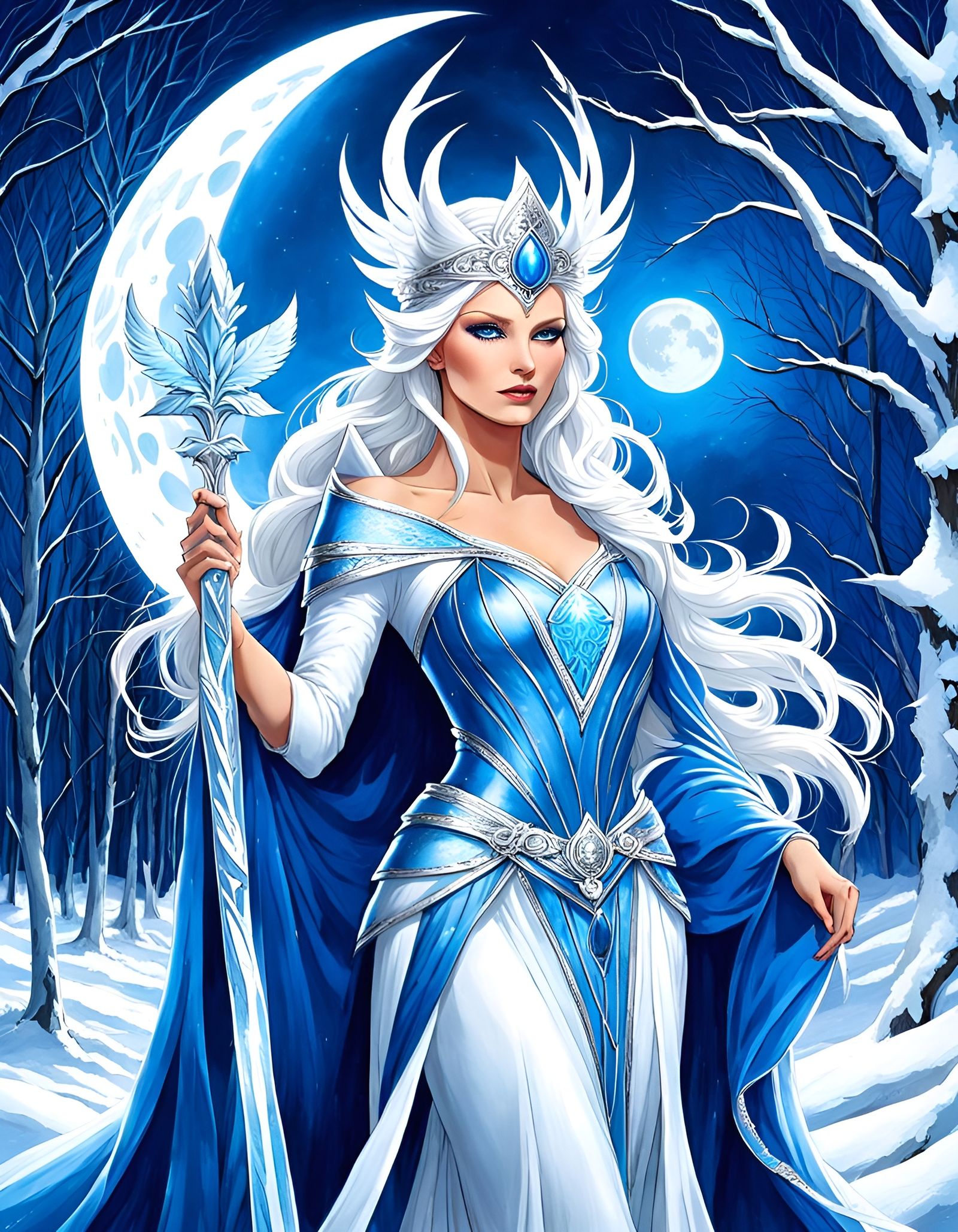 Frosted Queen - AI Generated Artwork - NightCafe Creator