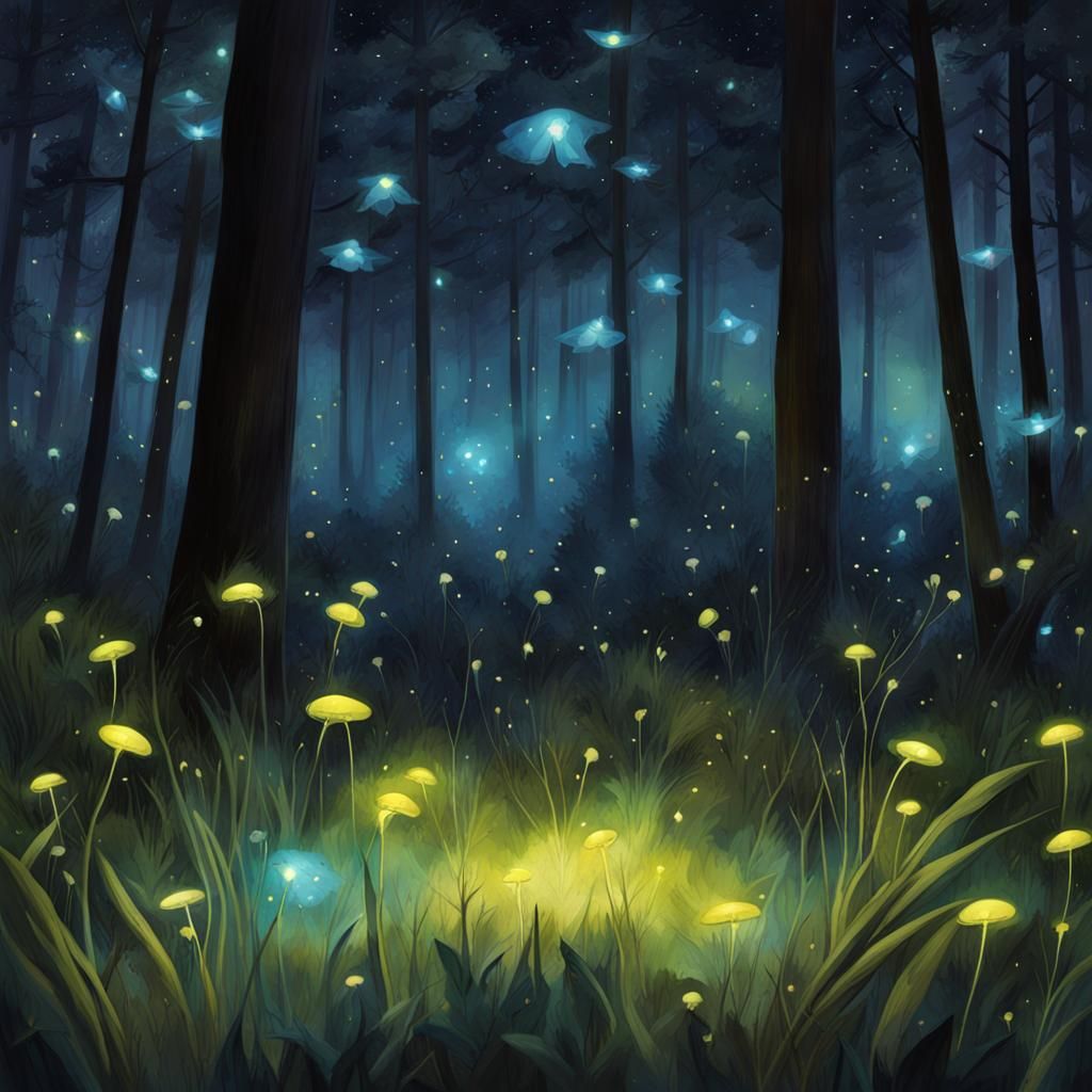 A summer night - AI Generated Artwork - NightCafe Creator