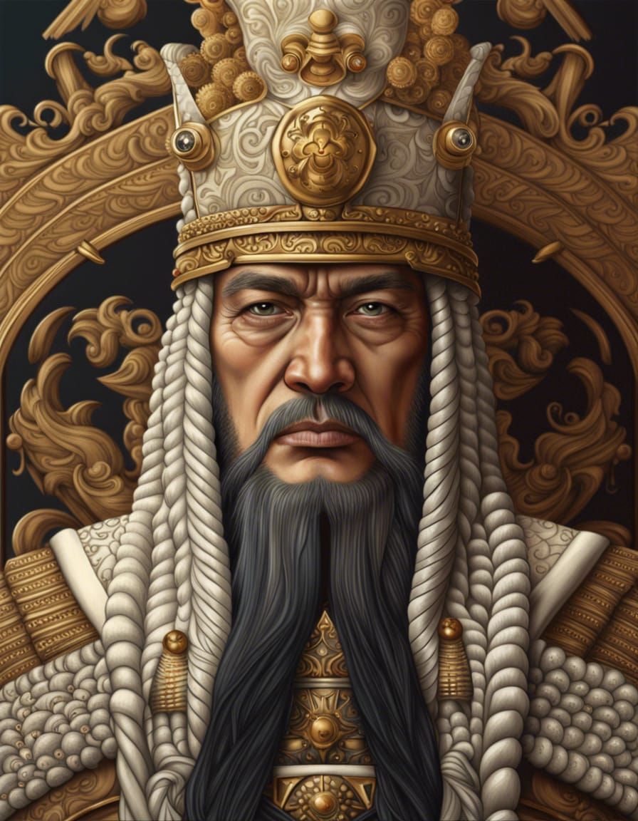 emperor man. detailed face, photorealistic, realistic, realism, realism ...