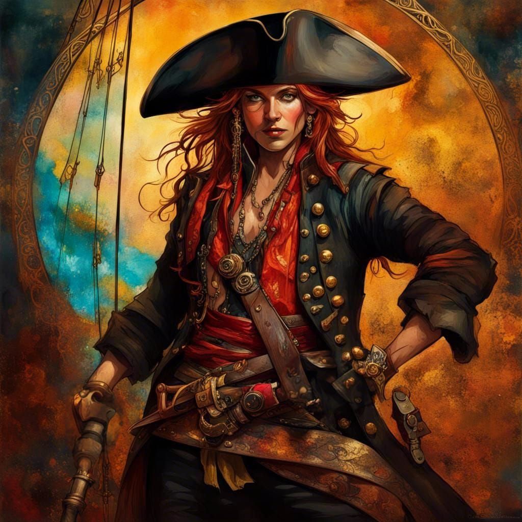 Calico Jack Rackham - AI Generated Artwork - NightCafe Creator