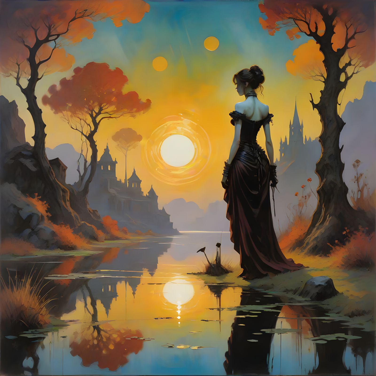 Dreamcore Masterpiece in Warm, Rich Colors - AI Art