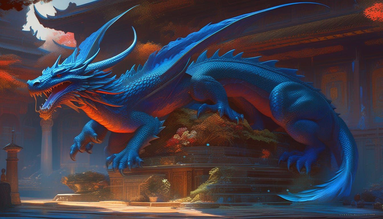 Dragon - AI Generated Artwork - NightCafe Creator
