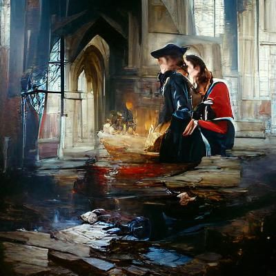 Jacob and Evie Frye - Jacob and Evie Frye: Oil Painting Port...