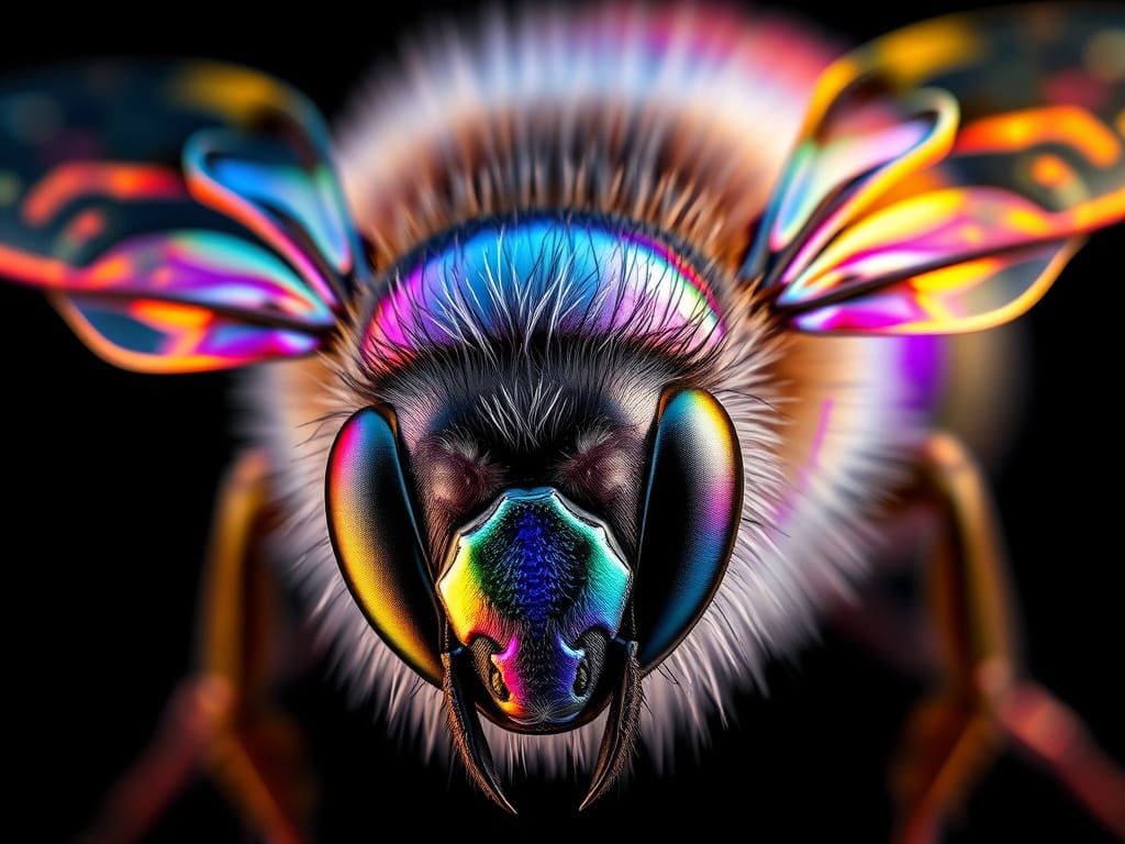 A hyper-realistic, richly detailed, and surreal close-up of a Syntex ...