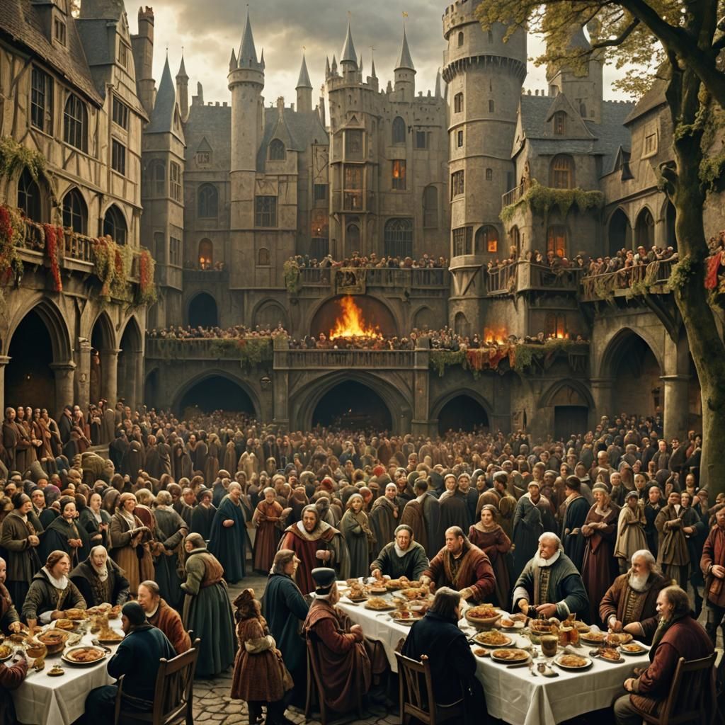 Noble Feast - AI Generated Artwork - NightCafe Creator