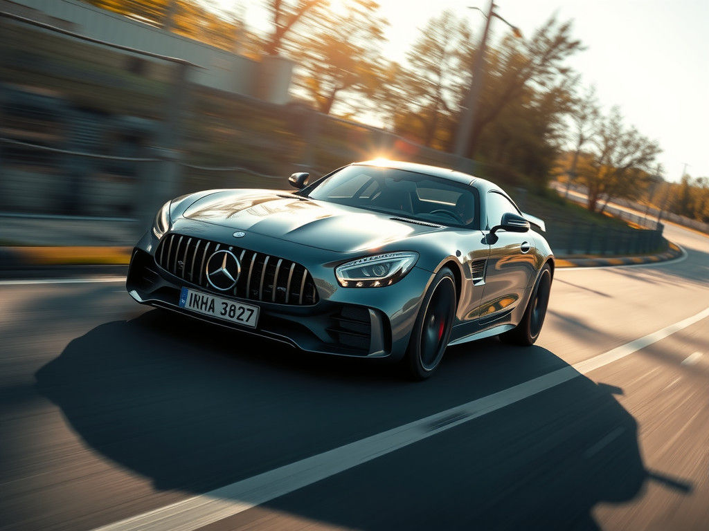 mercedes amg sport car. - Hyper-Realistic Mercedes AMG Sport...