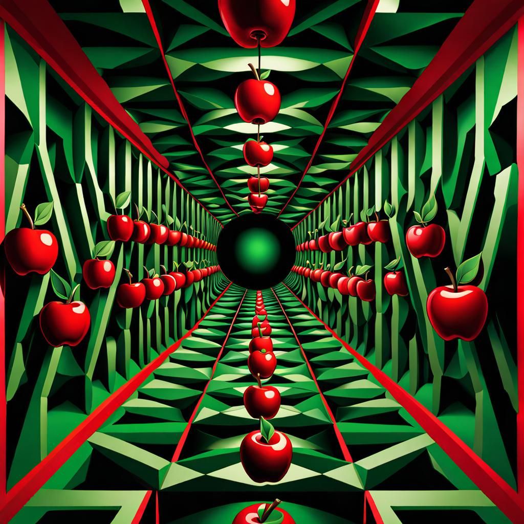 Apple Illusion - AI Generated Artwork - NightCafe Creator
