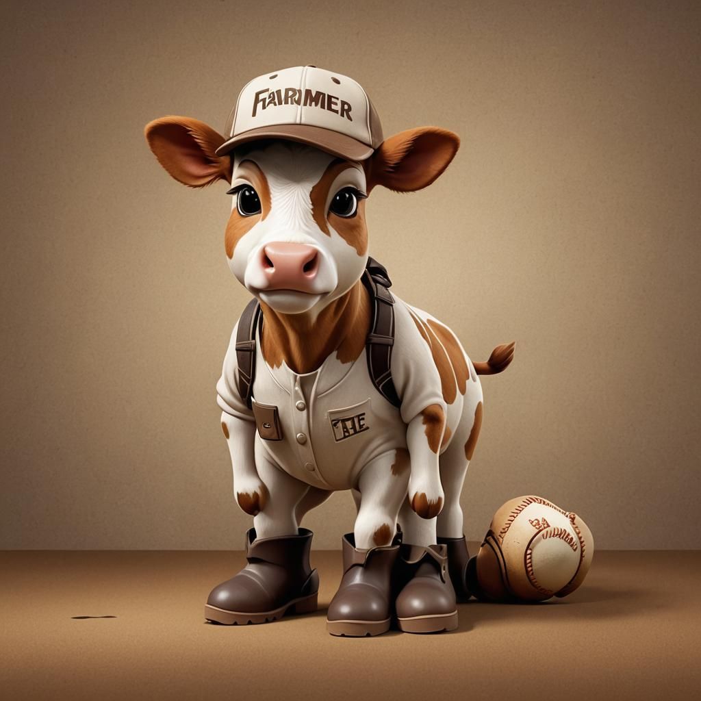 Farmer Moo 5 - AI Generated Artwork - NightCafe Creator