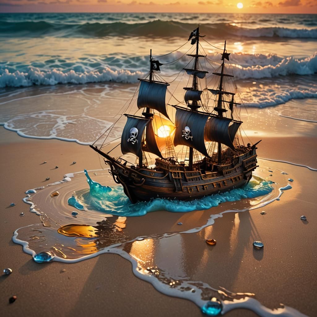 🏴‍☠️🏝️ - AI Generated Artwork - NightCafe Creator