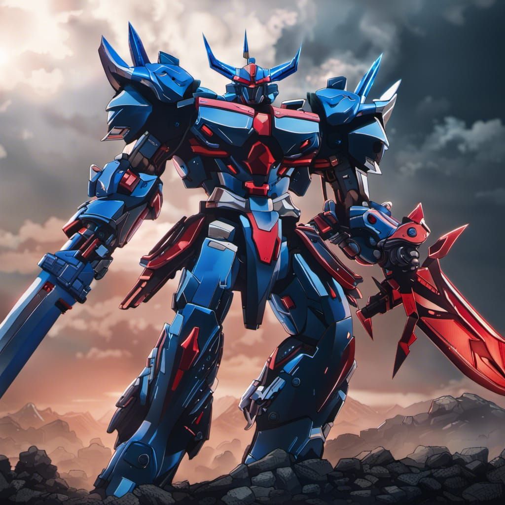 Epic mazinkaiser Mecha vibes - AI Generated Artwork - NightCafe Creator