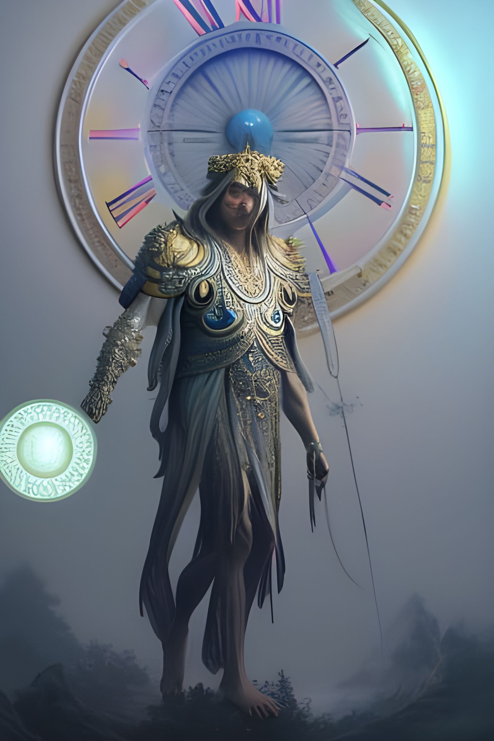 Aion Greek God of Time - AI Generated Artwork - NightCafe Creator