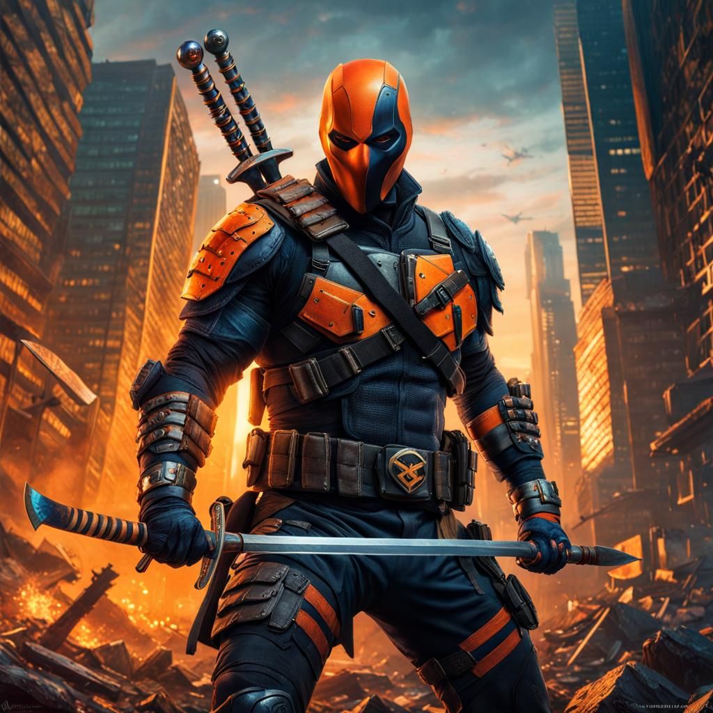 Deathstroke - AI Generated Artwork - NightCafe Creator