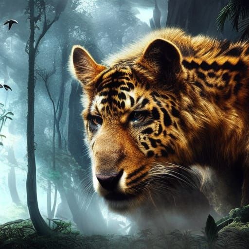 The Tiger God! - AI Generated Artwork - NightCafe Creator