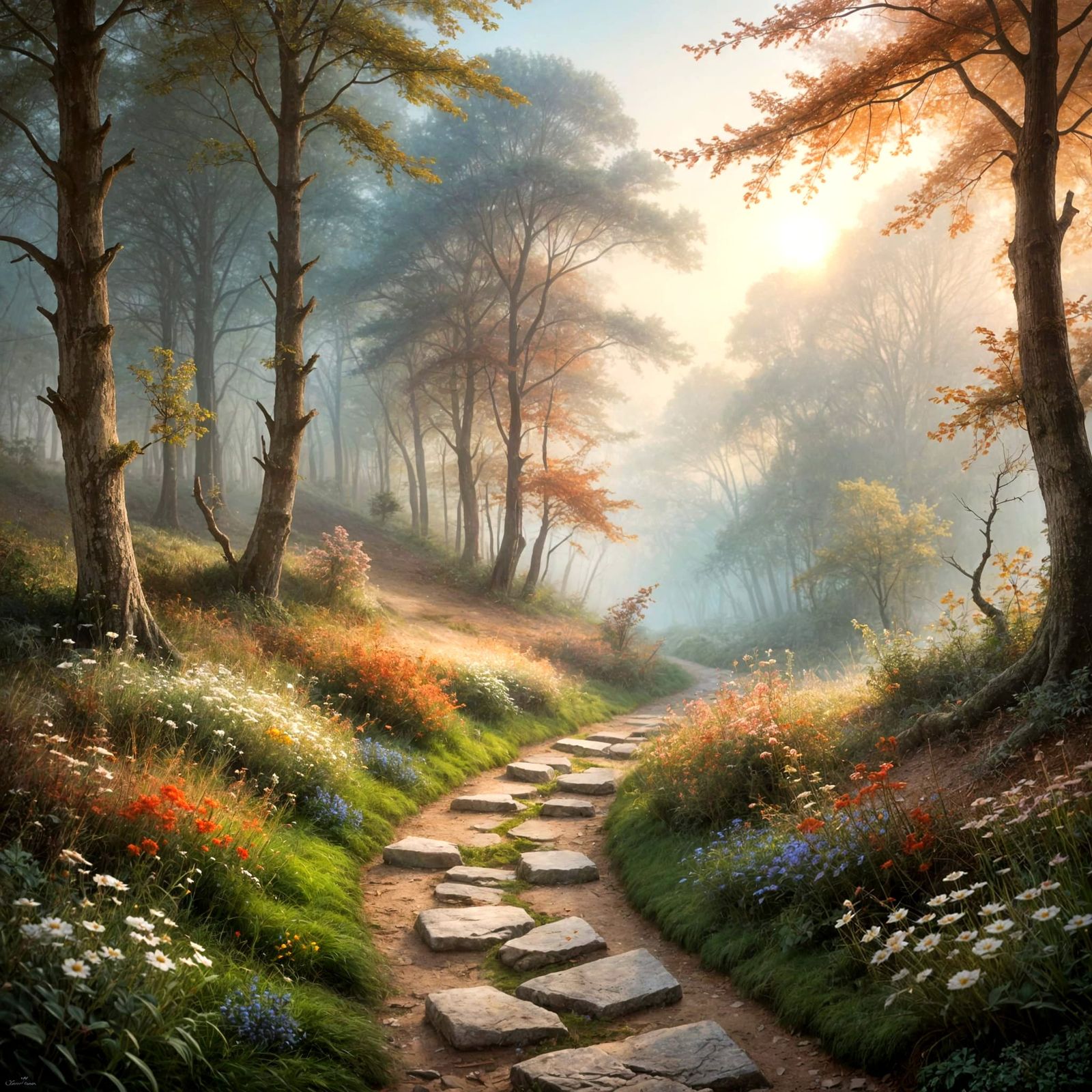 Pathway to Misty Forest - Pathway to Misty Forest