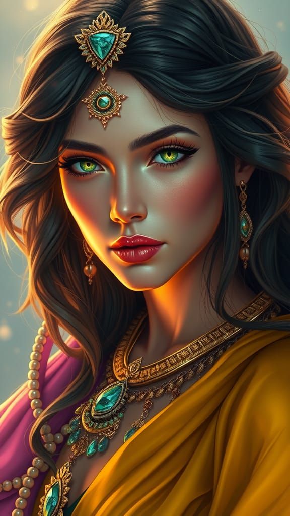 Antinéa, Queen of Atlantis. - Majestic Queen Antinéa in Atla...