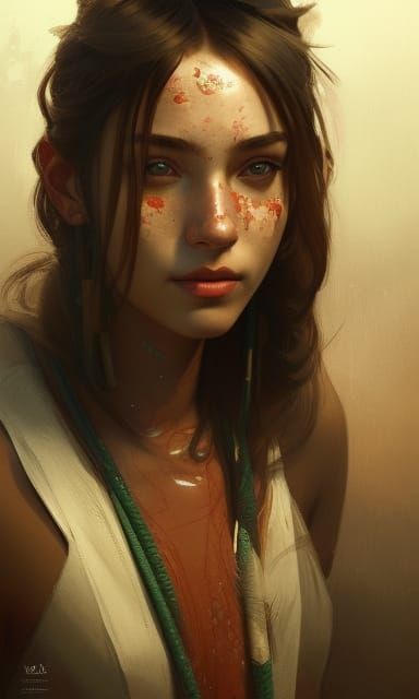 Aztec girl is proud of you - AI Generated Artwork - NightCafe Creator