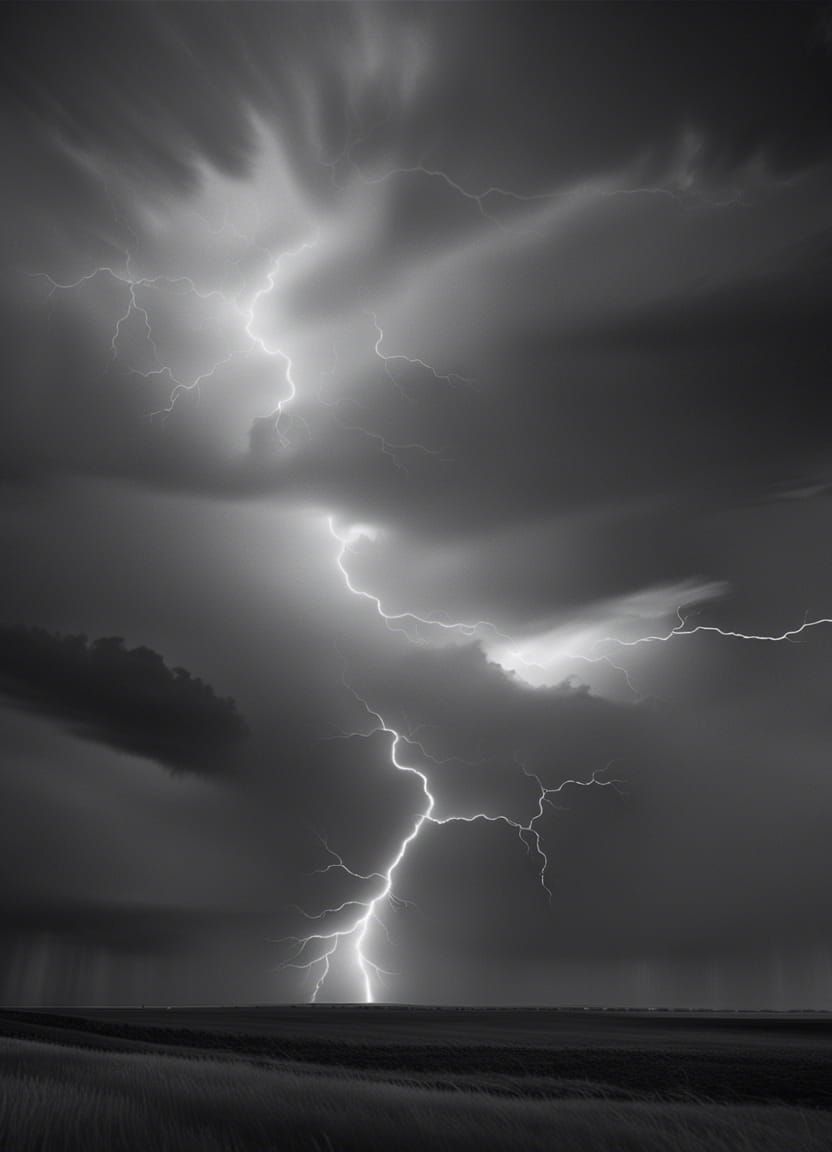 Thunderstorm & Lightning, Heavy Metal Thunder - AI Generated Artwork ...