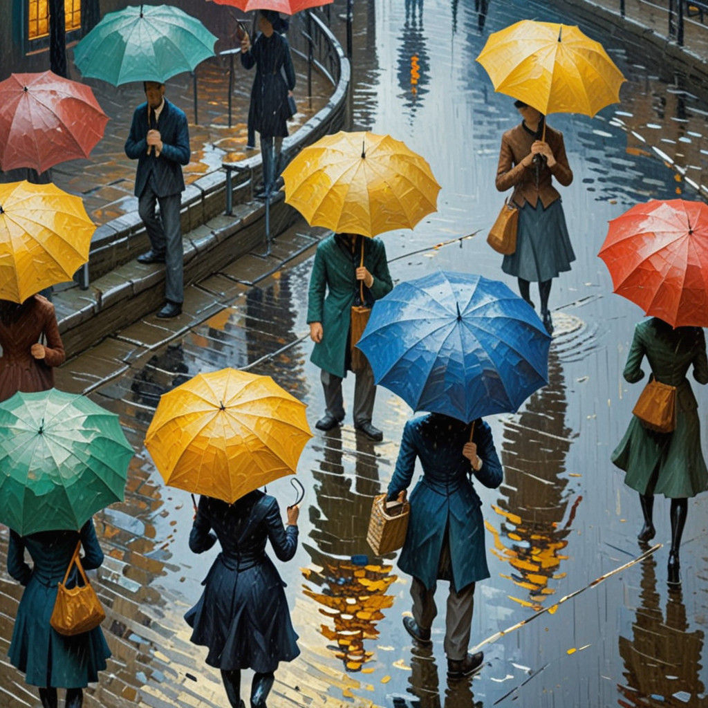 Rainy day scene - Rainy day scene