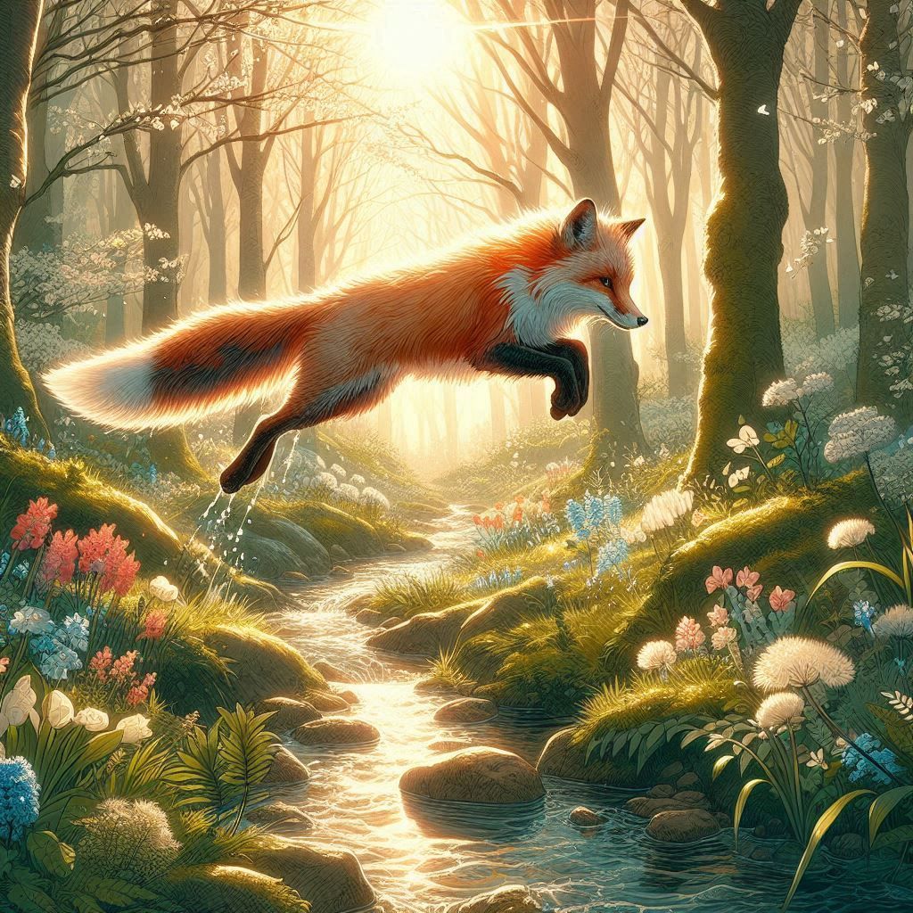 Fox Spring - AI Generated Artwork - NightCafe Creator
