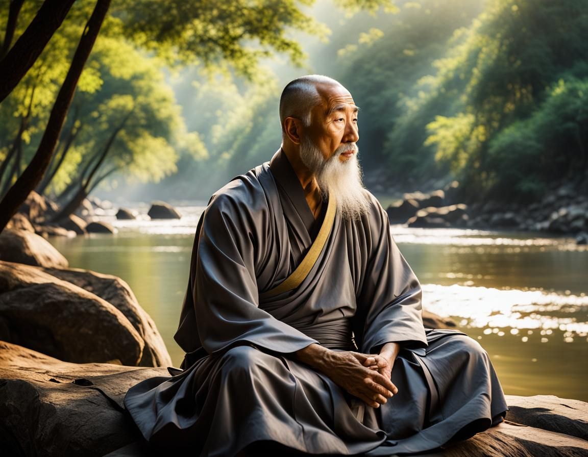 A Chines monk - AI Generated Artwork - NightCafe Creator