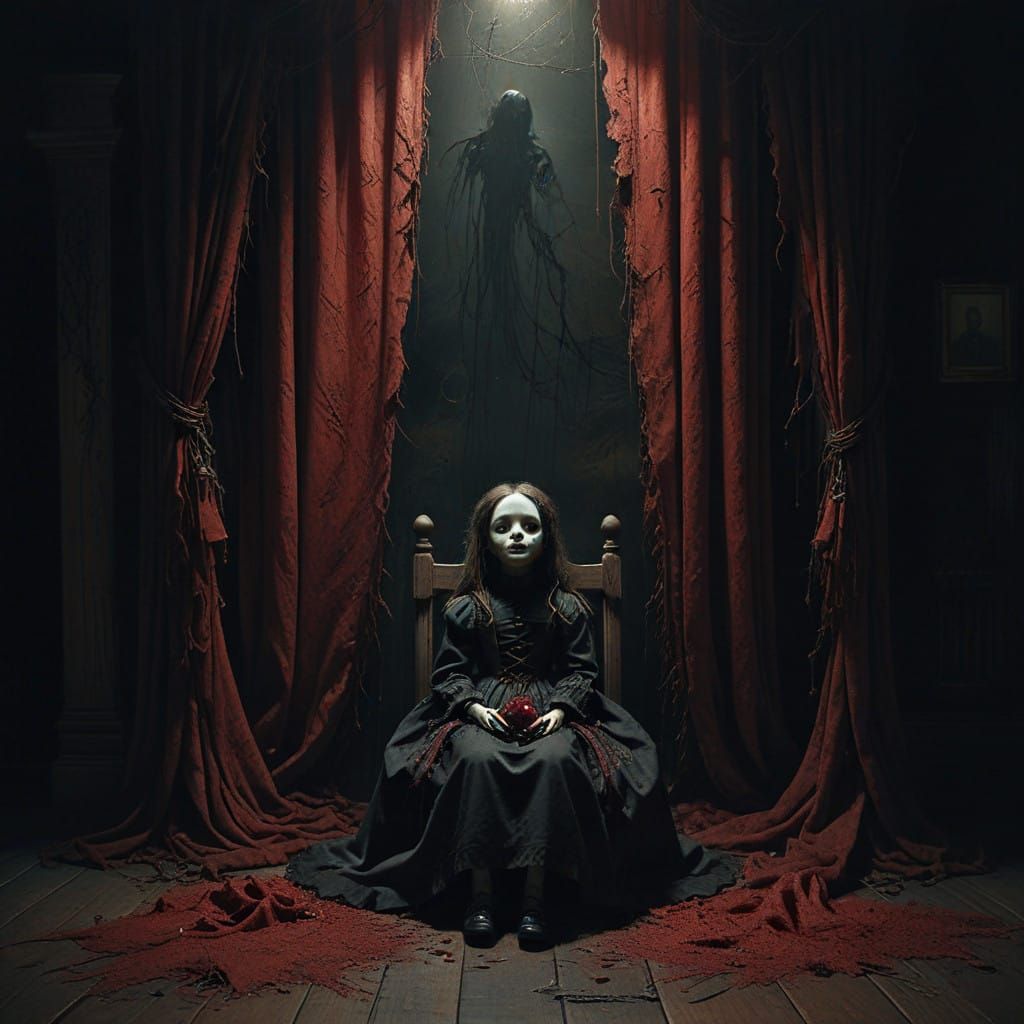 A Decrepit Doll Seeks Revenge in a Haunting, Gothi... - AI Art