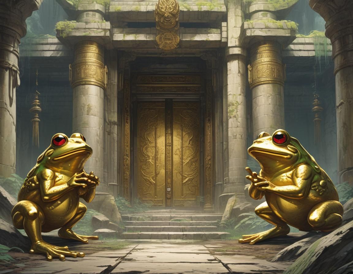Temple of the Frog - Alternate - AI Generated Artwork - NightCafe Creator