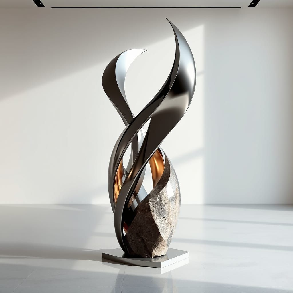Abstract sculpture - Stunning Abstract Sculpture in Minimali...