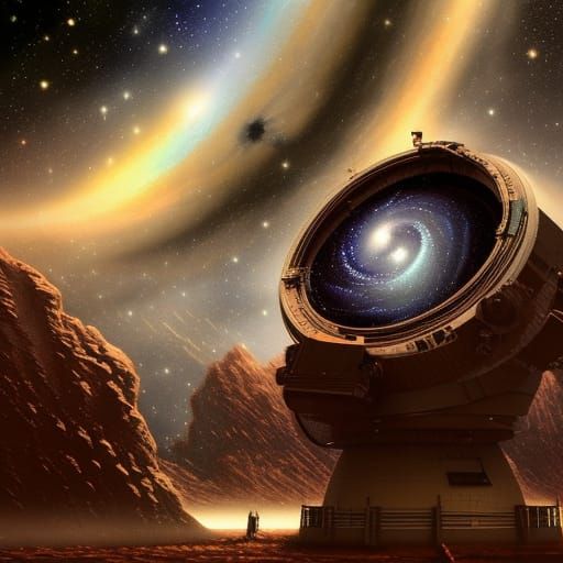 Space telescope - AI Generated Artwork - NightCafe Creator