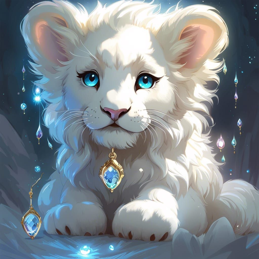 Chibi baby lion - AI Generated Artwork - NightCafe Creator