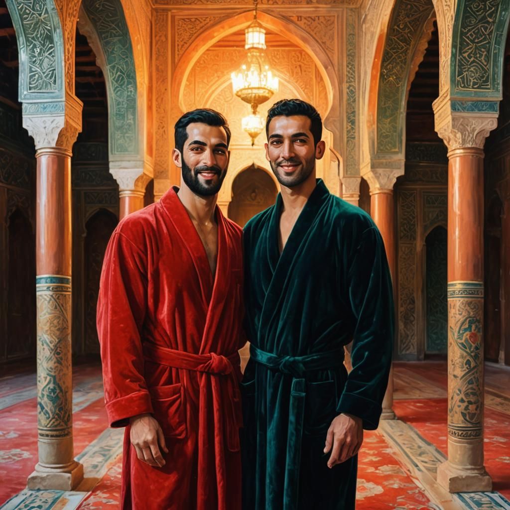 Sálih and Bayyúmí · Encounter in the Palace of Muhammad Alí Efendí - AI ...