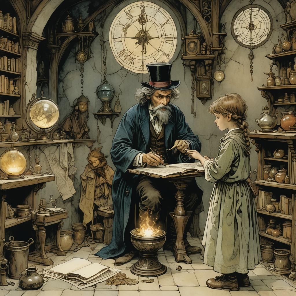 Master and Apprentice - AI Generated Artwork - NightCafe Creator