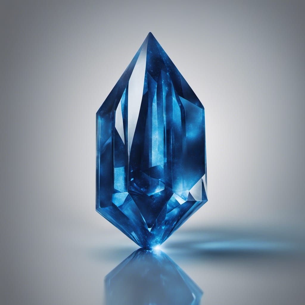 Blue Kryptonite - AI Generated Artwork - NightCafe Creator