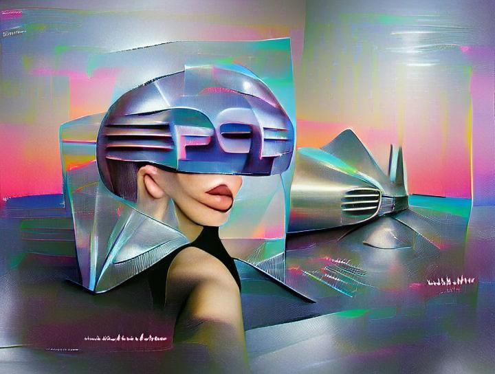 Futuristic post pop album art - AI Generated Artwork - NightCafe Creator